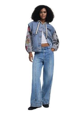 Desigual CHAQ_MINNIE, 5053 DENIM MEDIUM WASH, S