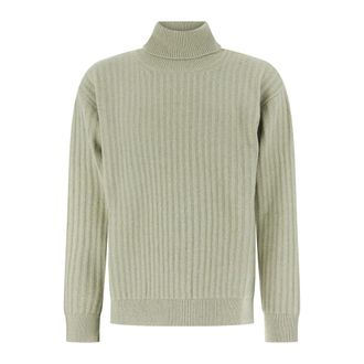 Alpha Studio Rollkragenpullover - - Knitwear - Herren - Gr&uuml;n - M