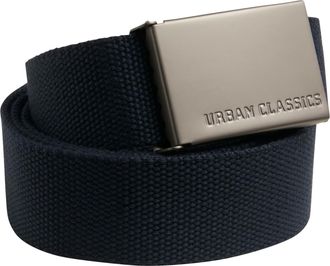 Urban Classics Canvas Belt - Unisex G&uuml;rtel aus robustem Polyester mit Metallkoppelschnalle, individuell k&uuml;rzbar & verstellbar, ideal f&uuml;r Jeans, Cargo & Streetwear Lo