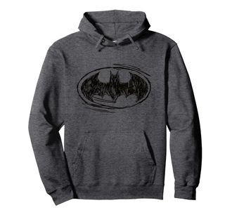 DC Comics Batman Logo Sketch Pullover Hoodie