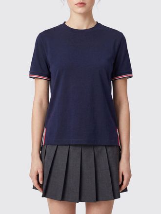Thom Browne T-shirt en laine m&eacute;rinos &agrave; motif 4-Bar