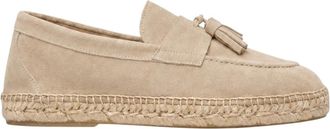 Lagoa Homme, Chaussures, Beige, Taille: 42 EU Espadrilles New Loafer + Pompons