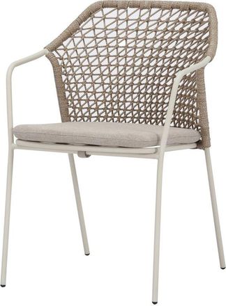 Best Freizeitm&ouml;bel Best Burano Outdoor Dinning Stuhl Gartenstuhl Sand Rope 58,5 x 60 x 83,5 cm