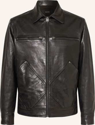 G-Star Lederjacke schwarz