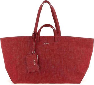 A.P.C. A. P.C. Sac Cabas - Rouge