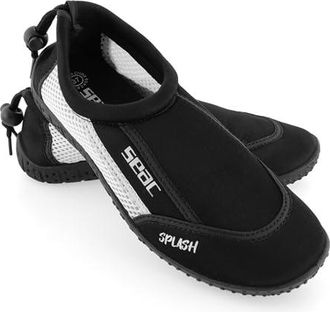 Seac Splash, Chaussures de Rocher pour Adultes et Enfants, Chaussures à séchage Rapide pour la mer, la Plage et la Piscine, Noir/Blanc, 42