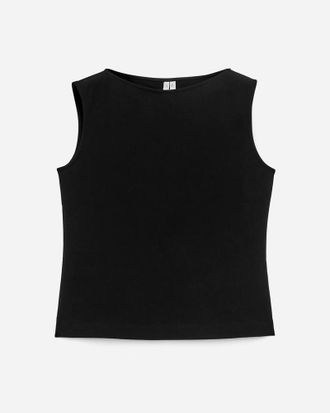 Arket Top Mit U-Boot-Ausschnitt -Schwarz