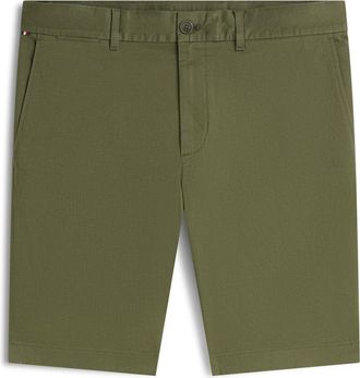 Tommy Hilfiger Bermudashorts Denton mit Stretch und Print-Struktur, Slim Fit in