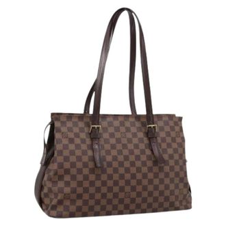 Louis Vuitton Sac cabas Louis Vuitton Damier Ebene Pre-owned - Femme - Pre-owned - Brun - Taille: ONE Size
