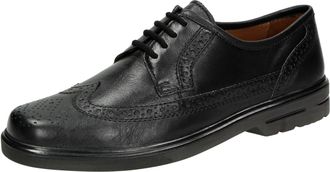 Sioux Pacco-XXL 28446, Herren Schnürhalbschuhe, Schwarz (Schwarz),49.5 EU (14 UK)