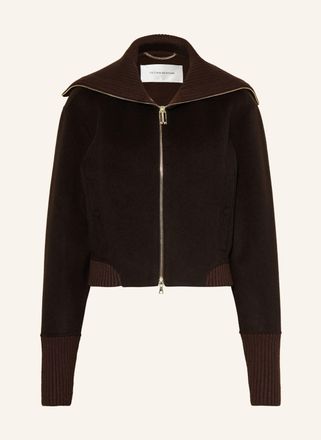 Victoria Beckham Blouson Aus Wolle braun