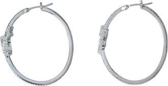 Vivienne Westwood Femme, Accessoires, Gris, Taille: ONE Size Olympia Hoop Earrings