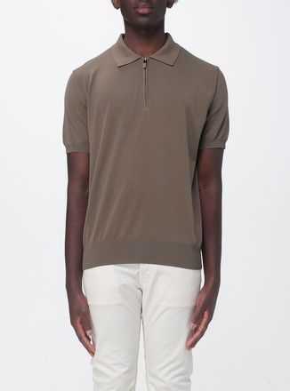 Canali Polo Homme couleur Bleu