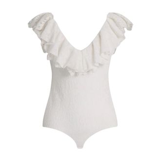 Alberta Ferretti Femme, Tops, Blanc, Taille: 36 FR Body