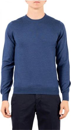Gran Sasso Homme, Pulls, Bleu, Taille: S Pulls &agrave; col rond