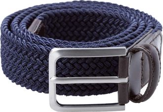 Brax Brax Herren Hi Flex Elastisch Flecht Gürtel, 22 Navy, 115