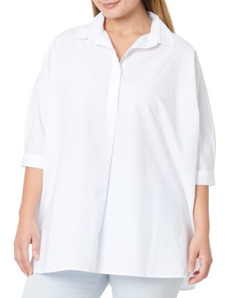 Marc O'Polo Denim Damen 741095142023 Bluse, Weiß (White 100), Small