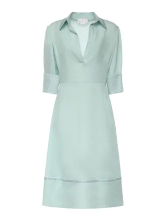 Genny Knielanges Kleid - Gr&uuml;n