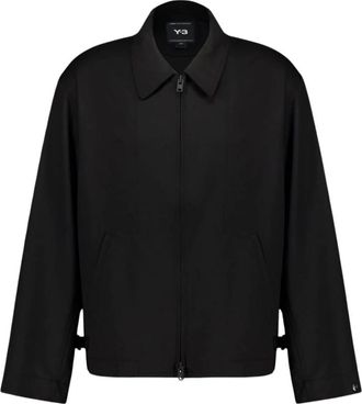 Yohji Yamamoto Homme, Vestes, Noir, Taille: M Blouson raffin&eacute; en laine
