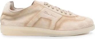 Santoni Homme, Chaussures, Beige, Taille: 42 1/2 EU Oly Cube 18 Baskets