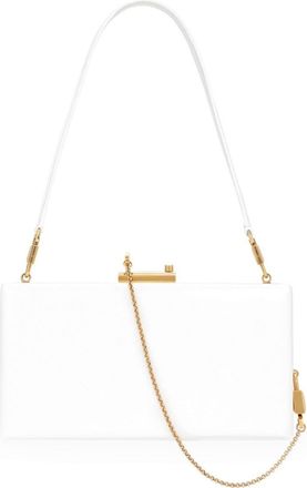 Dolce & Gabbana Clutch mit Kettendetail - Weiß