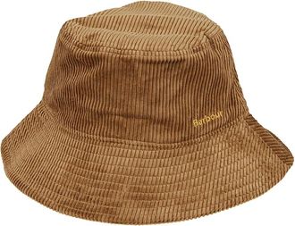 Barbour Femme, Accessoires, Brun, Taille: M Ebberston Fine Ribbed Bucket Hat