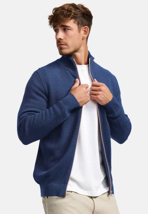 Kronstadt Strickjacke Herren KSErik Herrenstrickjacke Feinstrickjacke mit Stehkragen