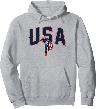 MARVEL Captain America USA Captain America Pullover Hoodie