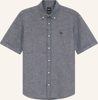 HUGO BOSS Hemd H-Liam-Bd-Sh-E-C-262 Regular Fit blau