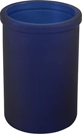 Spirella Zahnputzbecher Zahnb&uuml;rstenhalter Yoko 7,5x10,5 cm Glas Blau