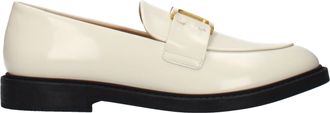 Chlo&eacute; Femmes Mocassins en cuir beige/coquille doeuf