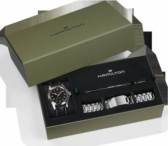 Hamilton Khaki Field Automatik H70605732 Set mit Box 42mm