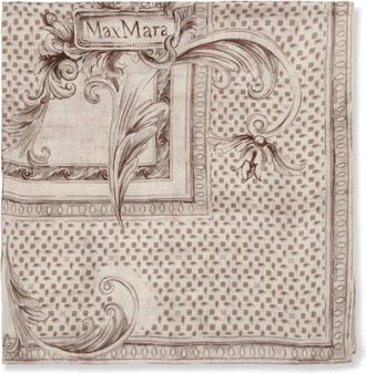 Max Mara Femme, Accessoires, Beige, Taille: ONE Size Maxi Carr&eacute;