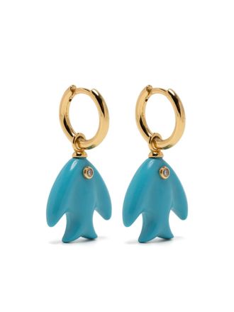 Eshvi boucles doreilles poisson - Bleu