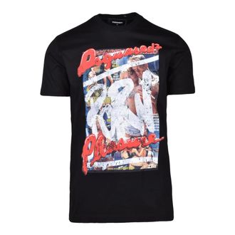 Dsquared2 Homme, Tops, Noir, Taille: M T-Chemises