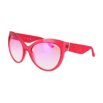 Guess Rosa Verspiegelte Runde Sonnenbrille Edelstahl - - Accessories - Damen - Rosa - ONE SIZE