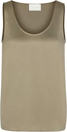 Juvia Femme, Tops, Vert, Taille: 40 FR Top en satin