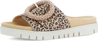 Gabor Damen Pantoletten, Frauen Slipper,Best Fitting,Slip-ons,Backless Slipper,Mules,Gartenschuhe,Sommerschuhe,sommerclogs,Natur,36 EU / 3.5 UK