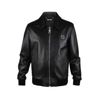 Philipp Plein Herren, Jacken, Schwarzk, LGr&ouml;&szlig;e