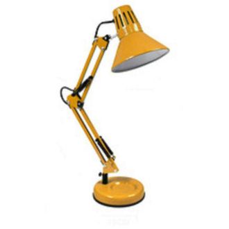 Trade Shop Lampe De Bureau Avec Bras &eacute;changeable Jaune