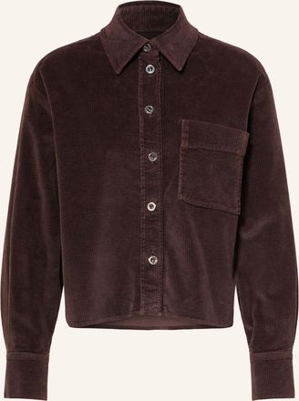 Closed Closed Oversized-Hemdbluse Aus Cord braun