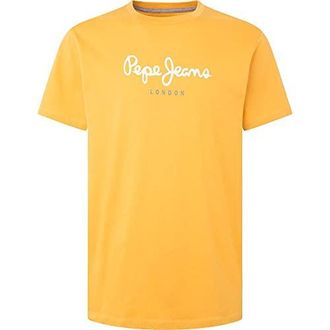 Pepe Jeans London Eggo N T-Shirt, Jaune (Ochre Yellow), XL Homme