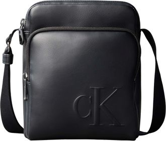 Calvin Klein Herren Bold Ck Pocket Reporter Lv04d3368g Crossover, Black (Black)