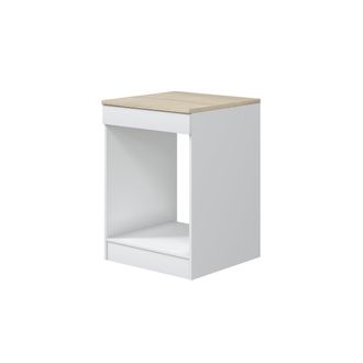 M&ouml;belando Herdumbauschrank >KIRA< Gestalte Deine K&uuml;che individuell mit KIRA! Dieser wei&szlig;e Herdumbauschrank (60x90x60cm) aus Spanien bietet eine stabile Arbeitsp