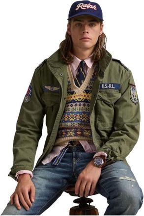 Polo Ralph Lauren Homme, Vestes, Vert, Taille: 2XL Veste saharienne surplus Polo Ralph Lauren - Taille: XS,Mati&egrave;re: 100% cotton,Couleur fournisseur: Olive mountain w/ p