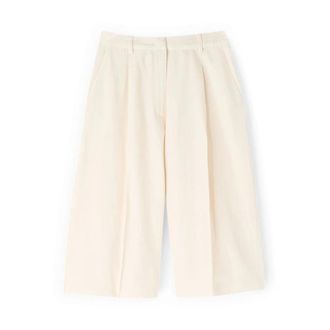 Motivi Lange Leinenmischung Bermuda Shorts - - Shorts - Damen - Beige - 2XS