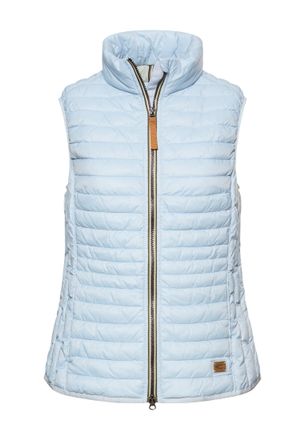 Camel Active Damen Steppweste aus recyceltem Polyamid Hellblau, womenswear-52