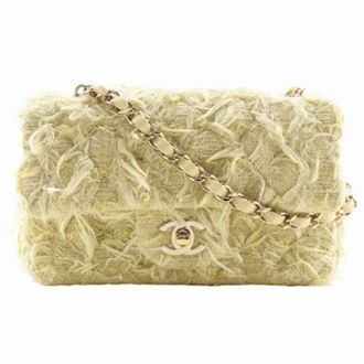 Chanel Pre-owned Tissu sacs-chanel - Femme - Pre-owned - Jaune - Taille: ONE Size