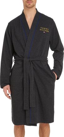 Tommy Hilfiger Herren Hw Bathrobe UM0UM02990 Bademäntel, Grau (Dark Grey Ht), XL
