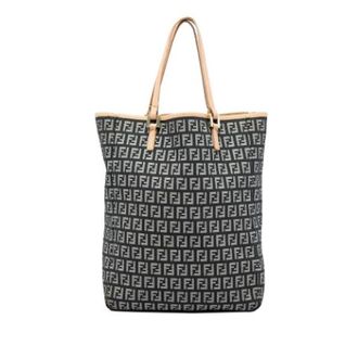 Fendi Pre-owned Canvas Tote Bag - - Pre-owned - Damen - Grau - ONE SIZE